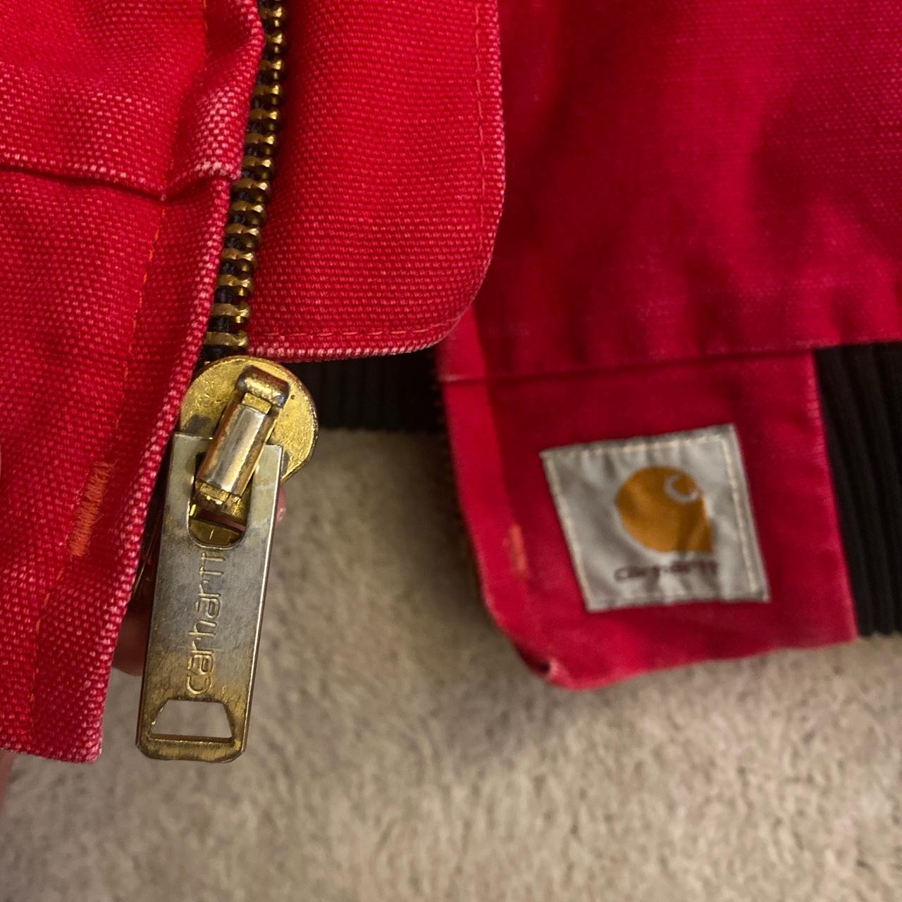 Carhartt Work Jacket No Size Label But Fits Large Or Depop