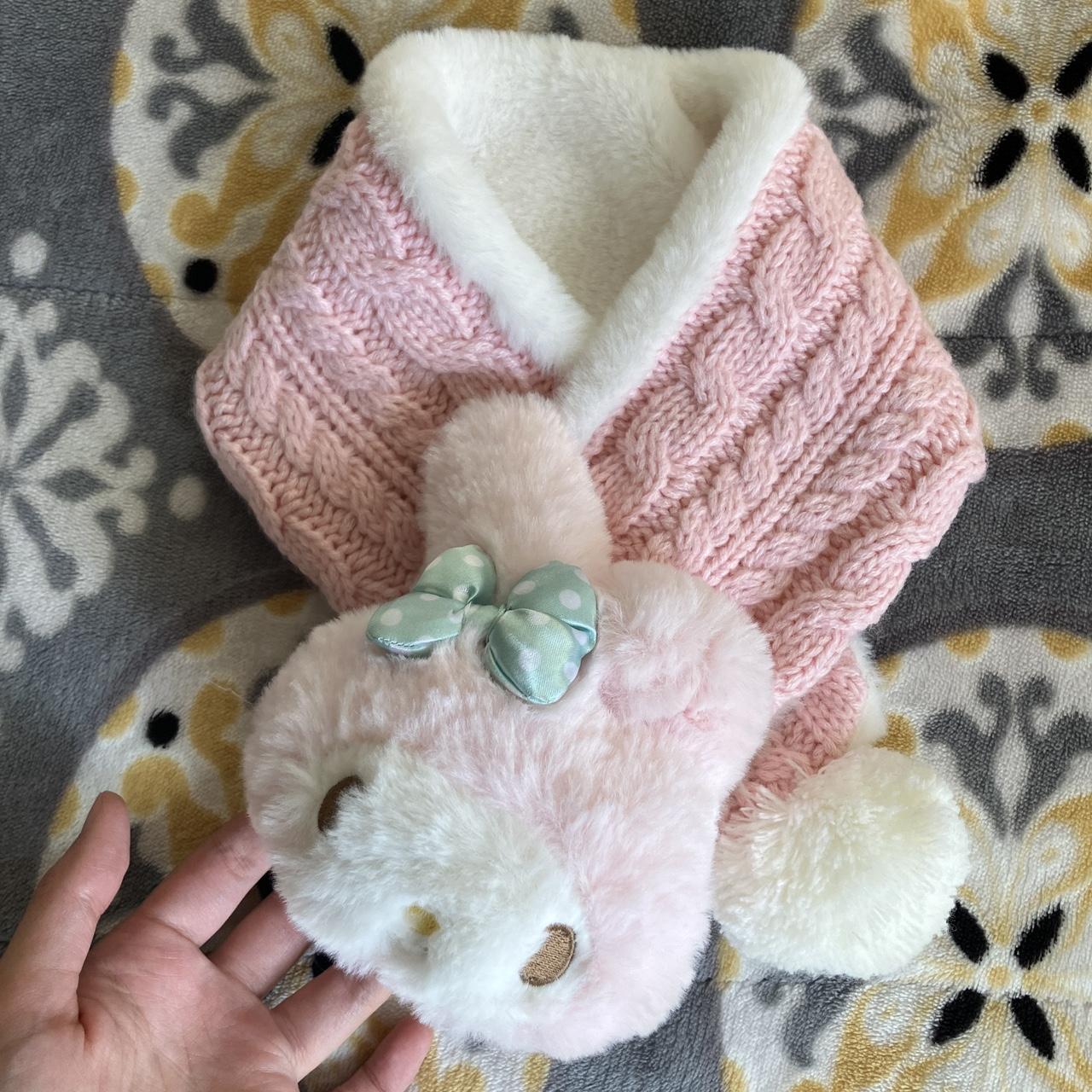 authentic sanrio my melody scarf/ muffler! it’s... - Depop