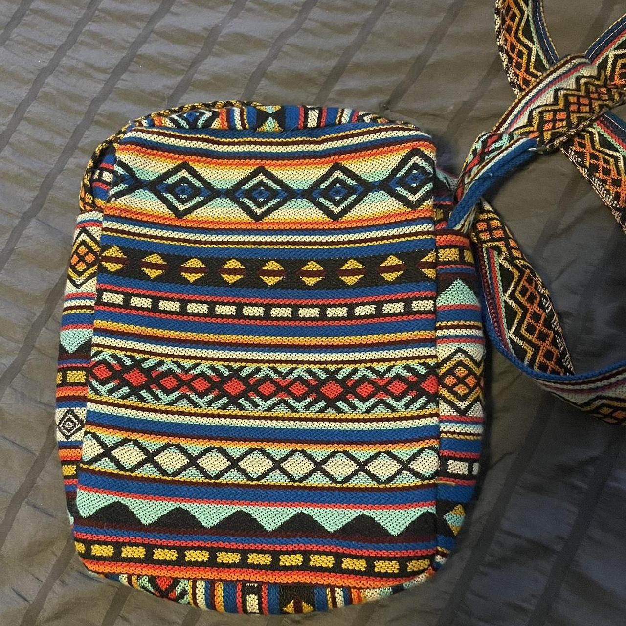 mexican baja print crossbody/shoulder bag /purse. no... - Depop