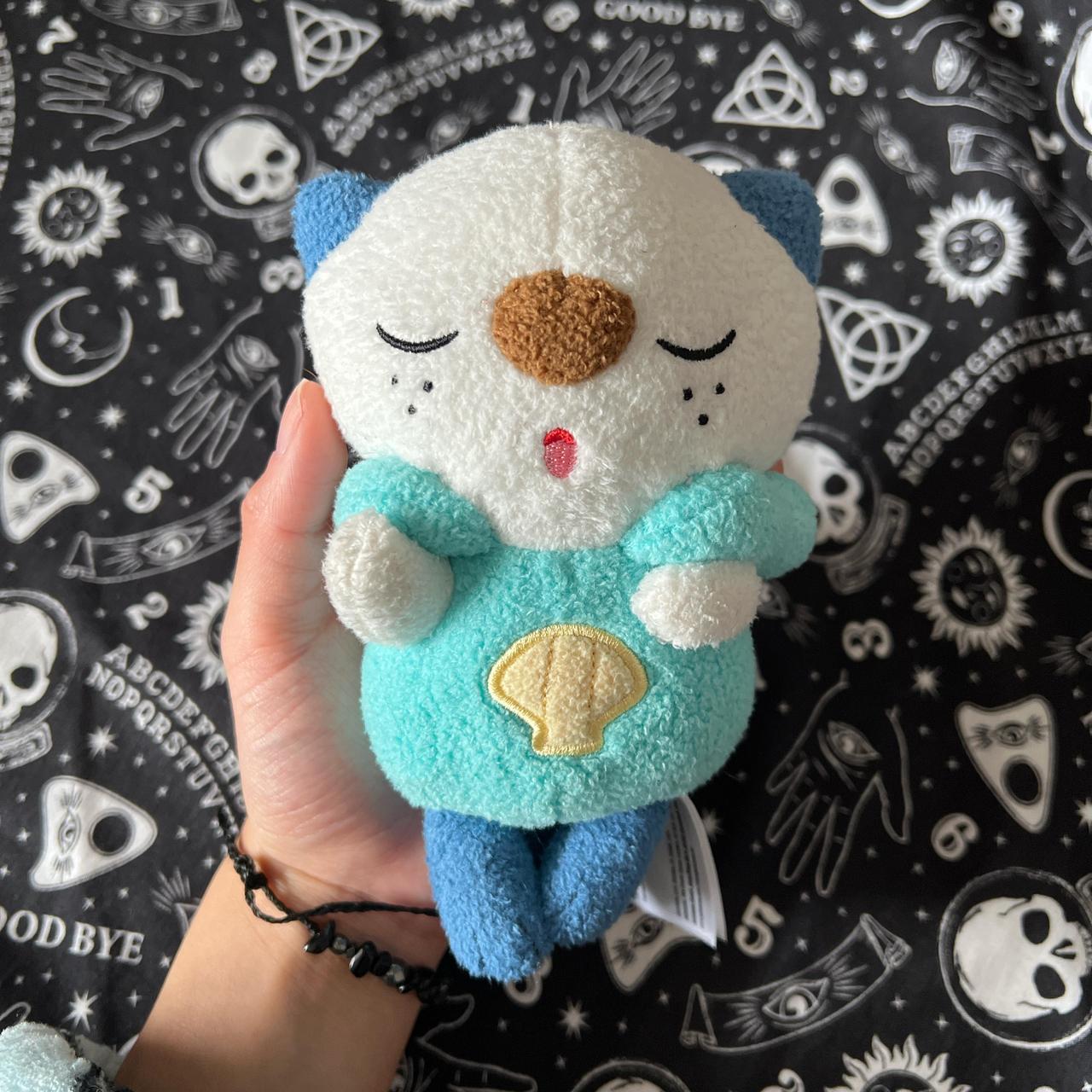 cutie sleeping pokemon oshawott plush about 5”,... | Depop