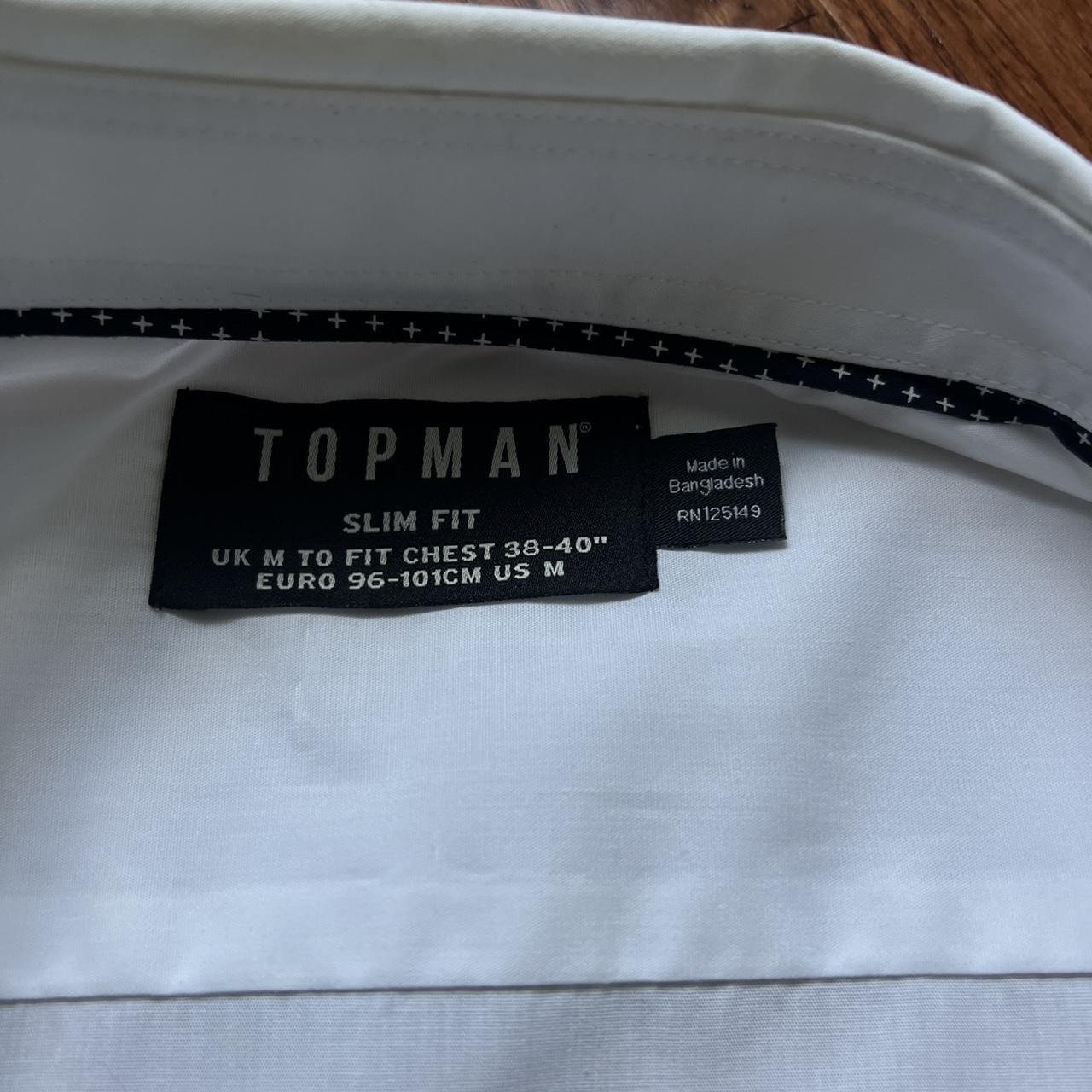 Topman shirt sleeve button up Size M Worn once - Depop