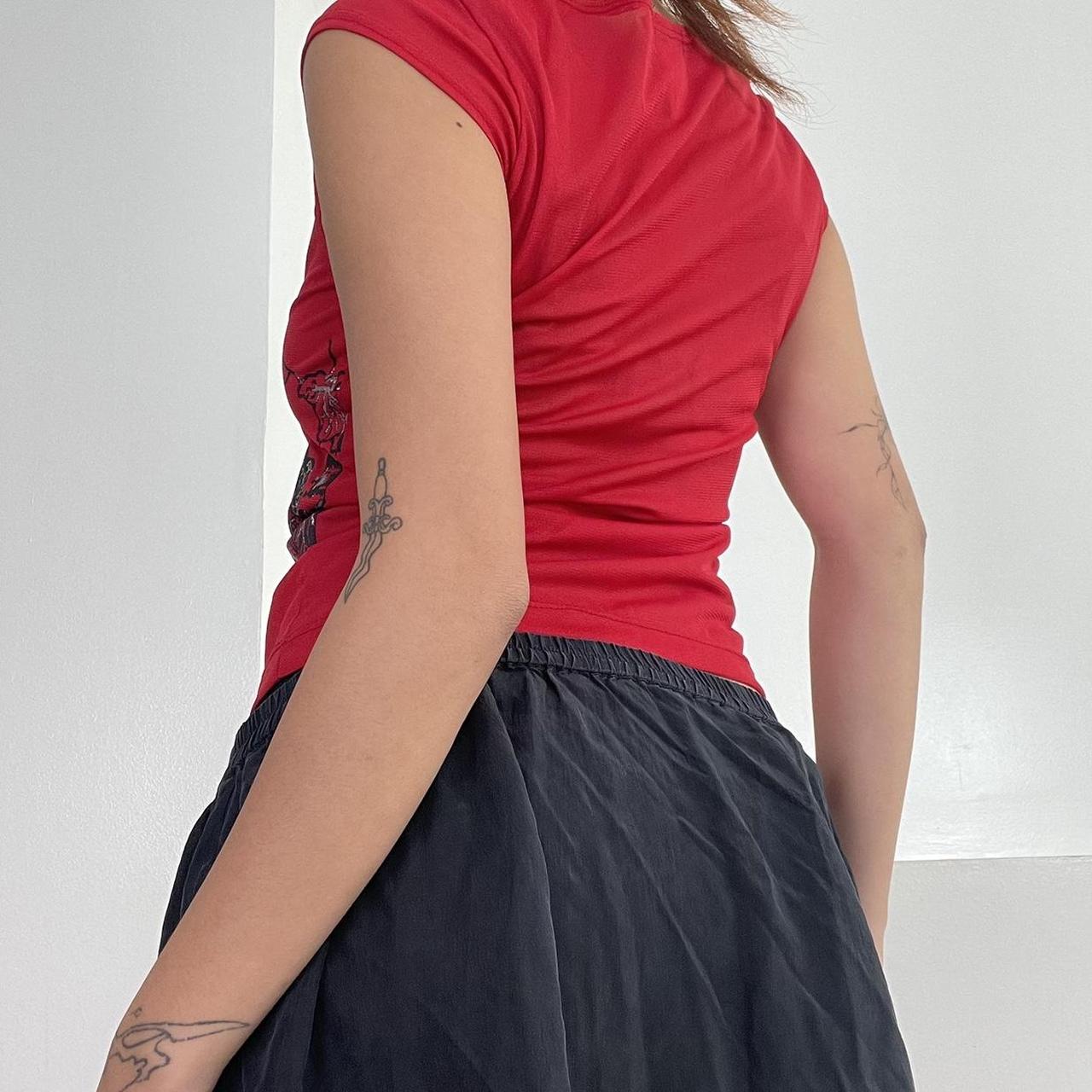 y2k dragon mesh top Detail: Vintage 2000s y2k... - Depop