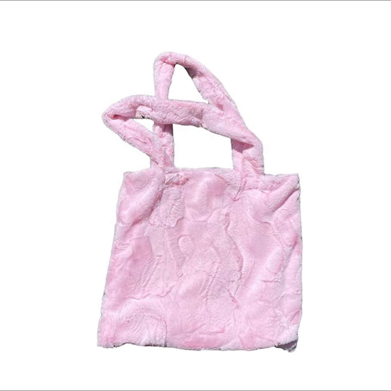 Fluffy Pink Tote Bag super cute tote bag! really... - Depop
