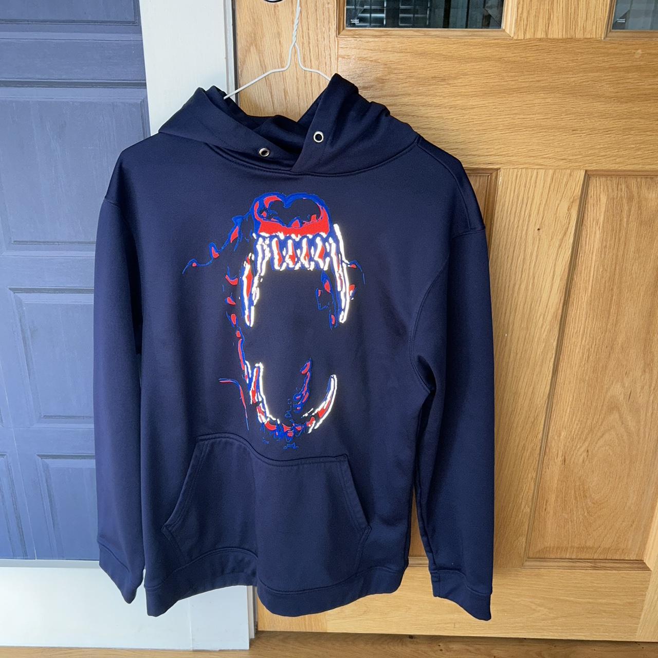 Men’s White threads Hoodie, size Medium, been worn a... - Depop