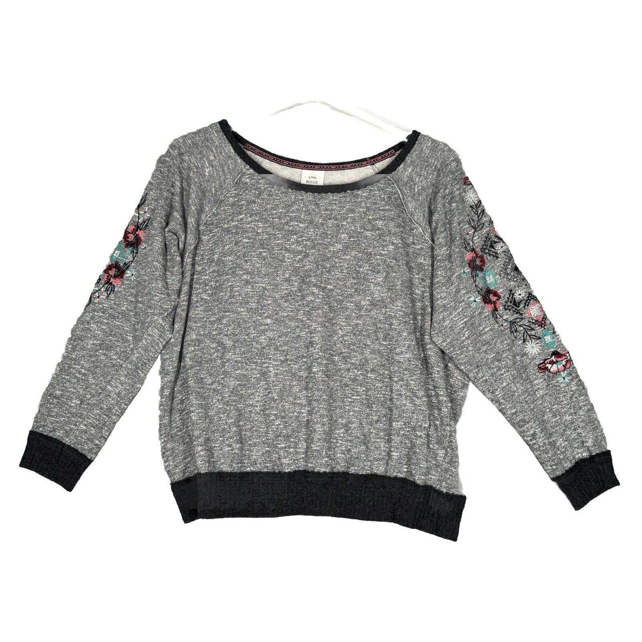 Knox Rose Shirt Women XXL Gray Multi Floral... - Depop