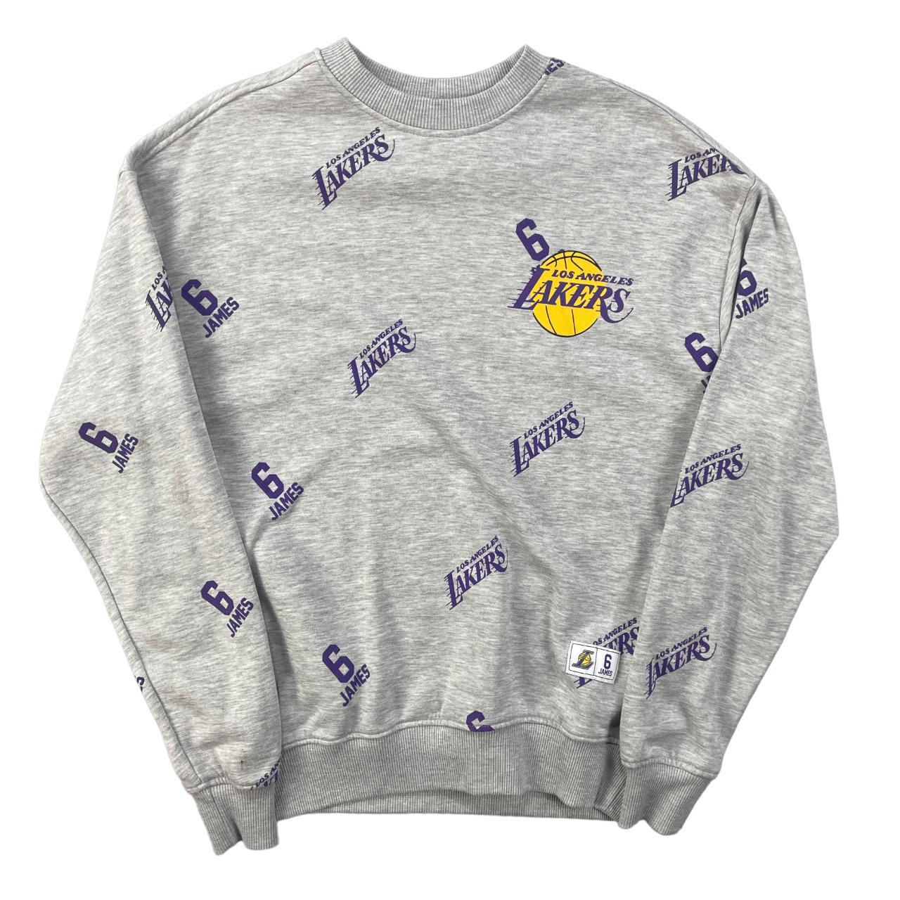 NBA Men's Grey Sweatshirt | Depop