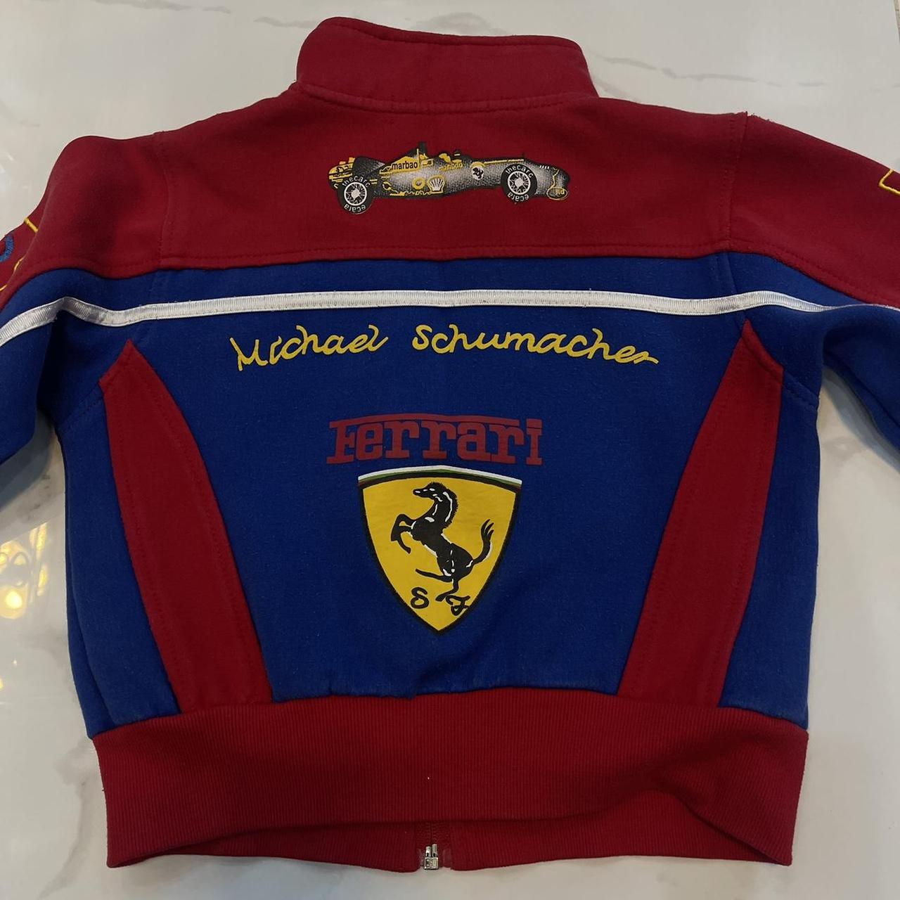 Ferarri kids sweater jacket kids vintage shell gas... - Depop