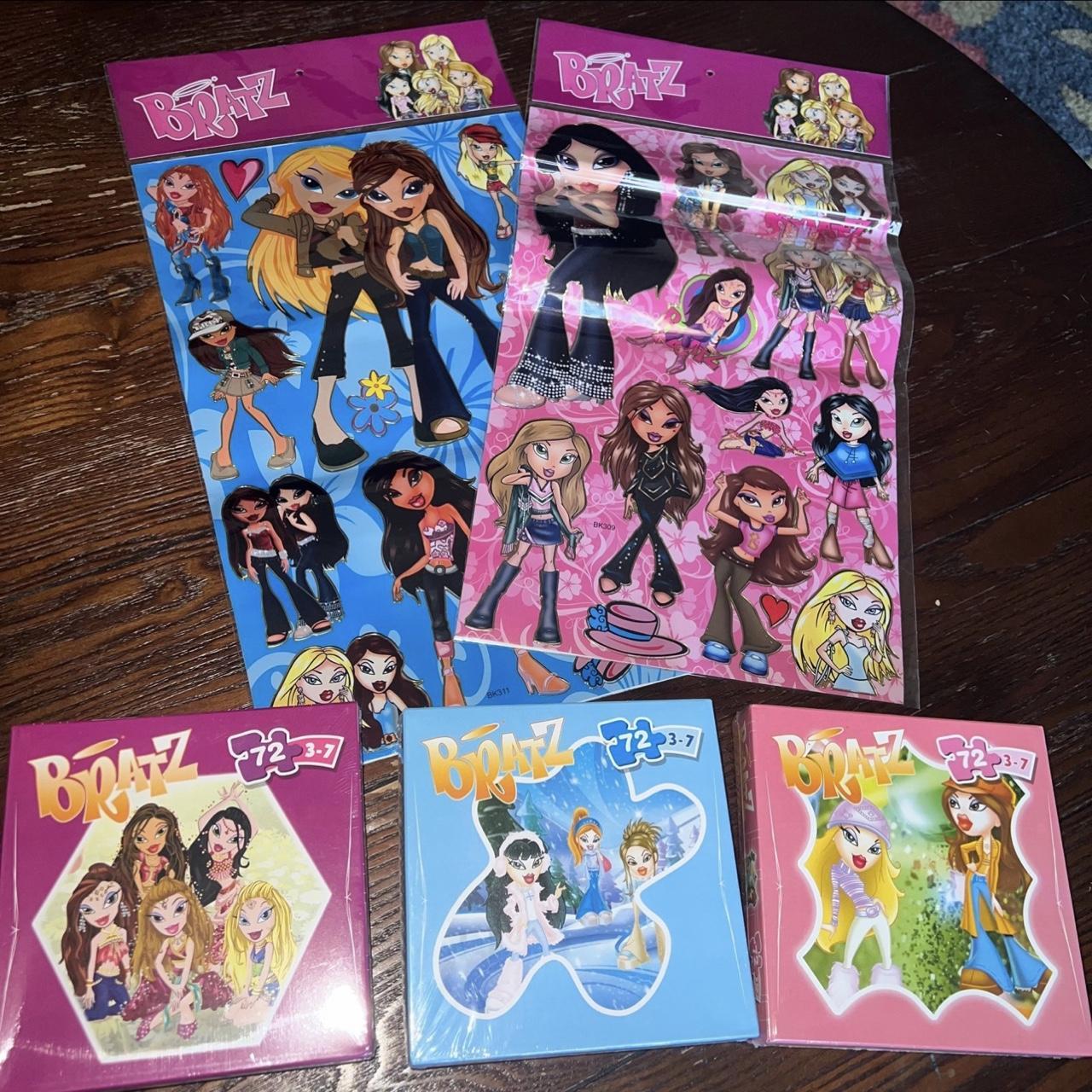 Bratz fashion bundle of stickers and puzzles.... - Depop