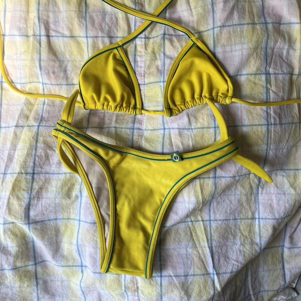 Vintage 90s Brazil Bikini 🇧🇷 Fits An Xs And The Depop