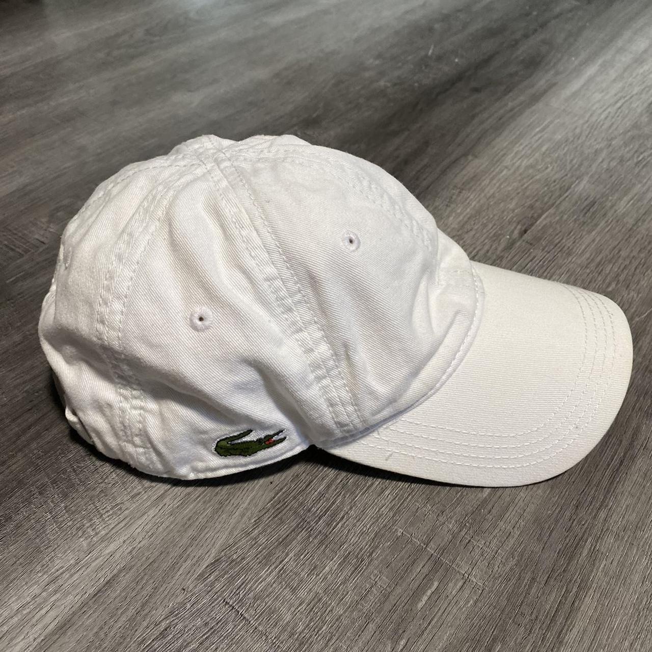 LACOSTE embroidery hat White hat #cap - Depop