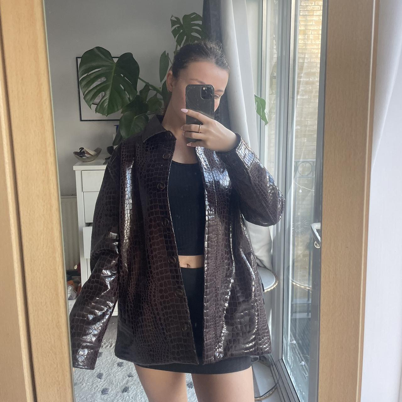 Motel rocks leather jacket 😍 Size XS Worn once... - Depop
