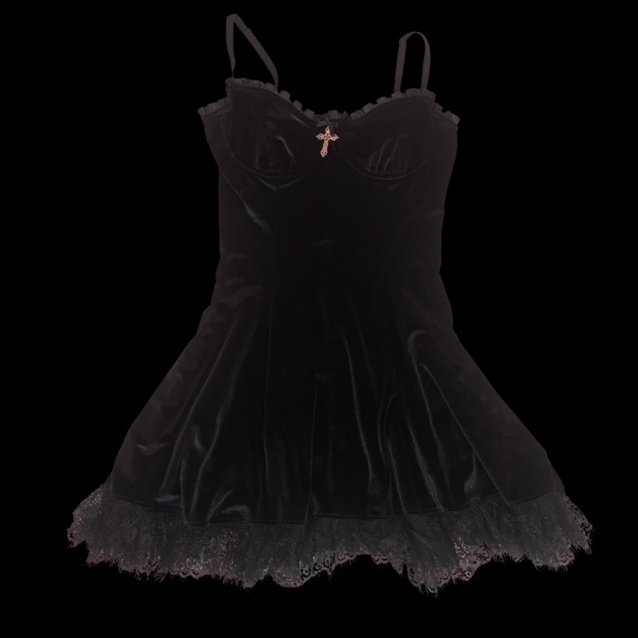 widow blind faith velvet dress fits true to size... - Depop