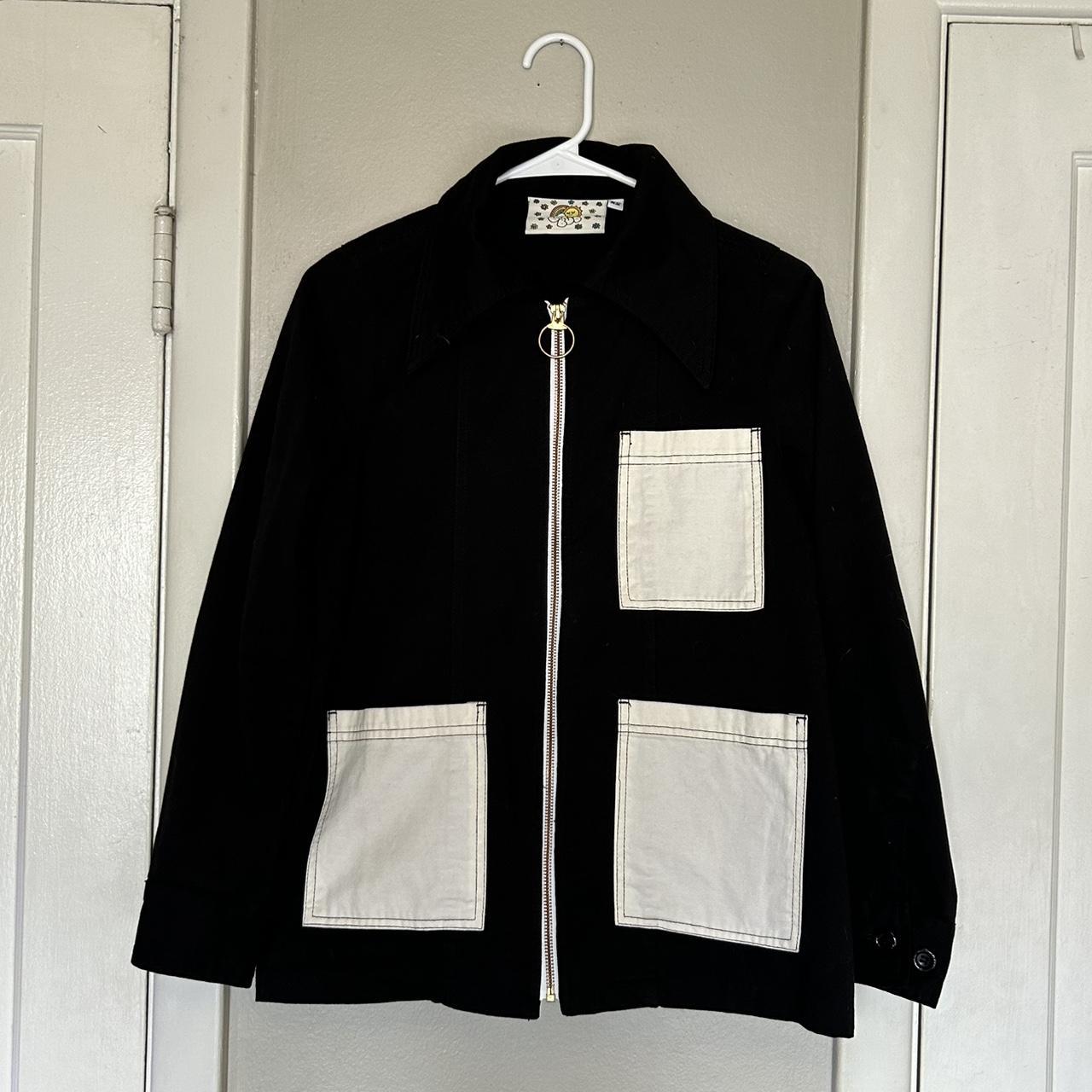 big bud press utility coat with oversized collar... - Depop