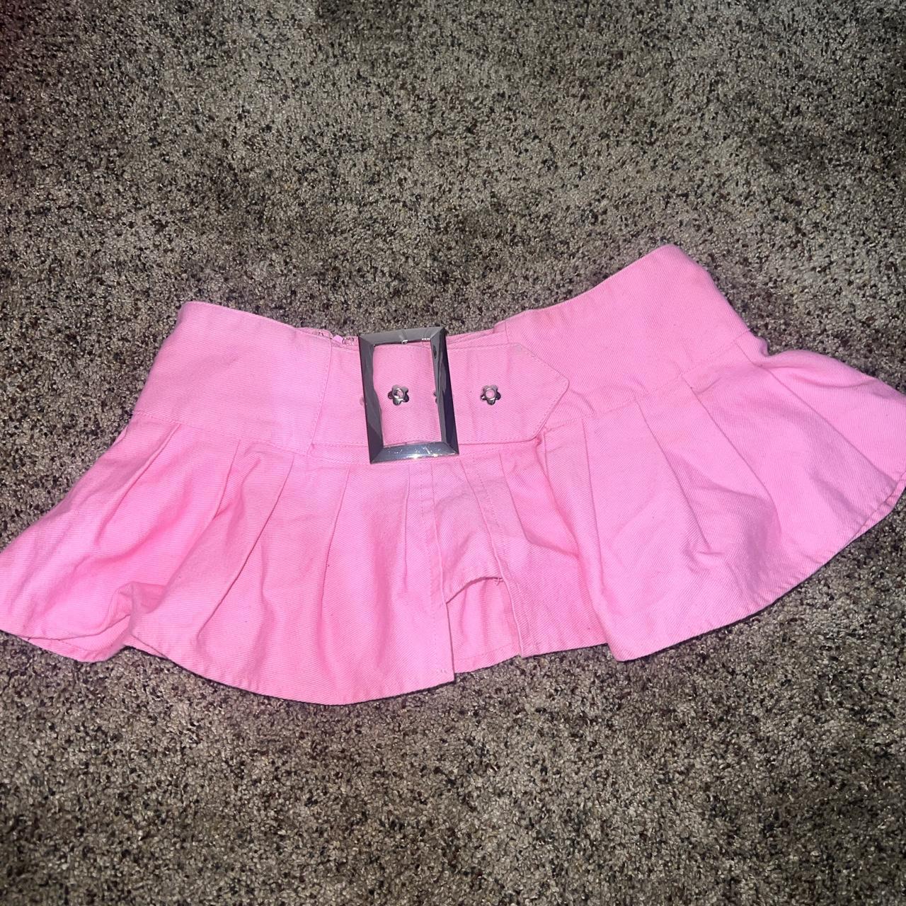 pink micro mini skirt #trippnyc #shein #y2k - Depop