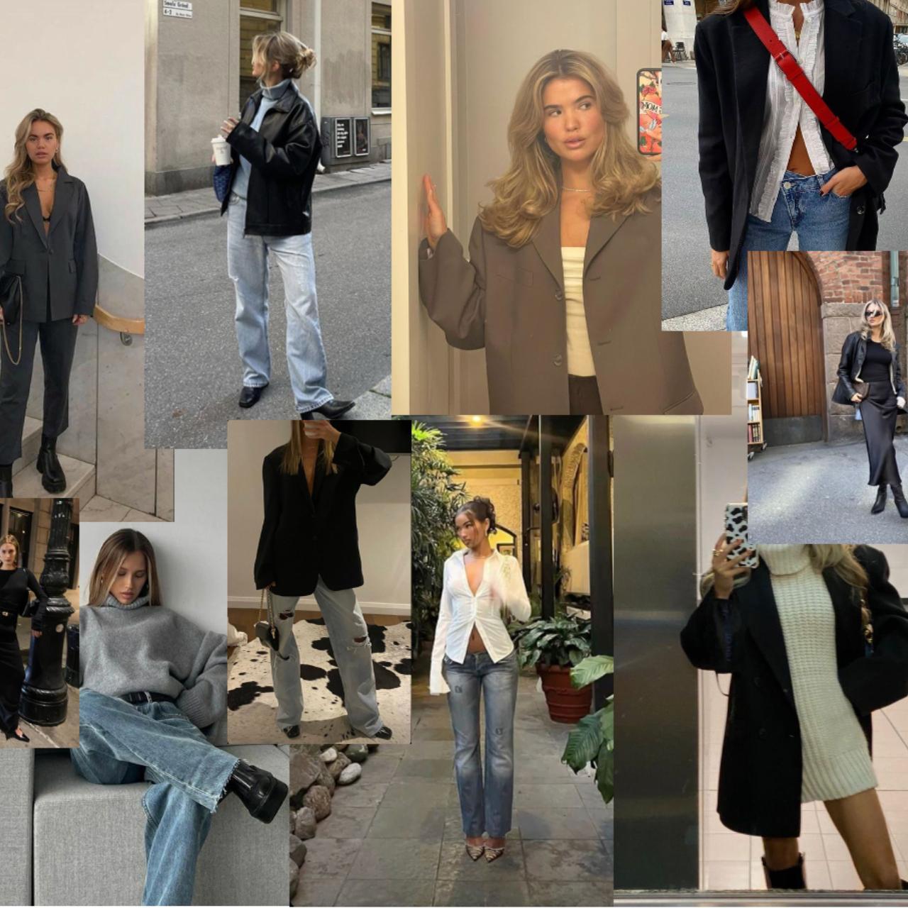 Djerf Avenue Women's Black Top | Depop