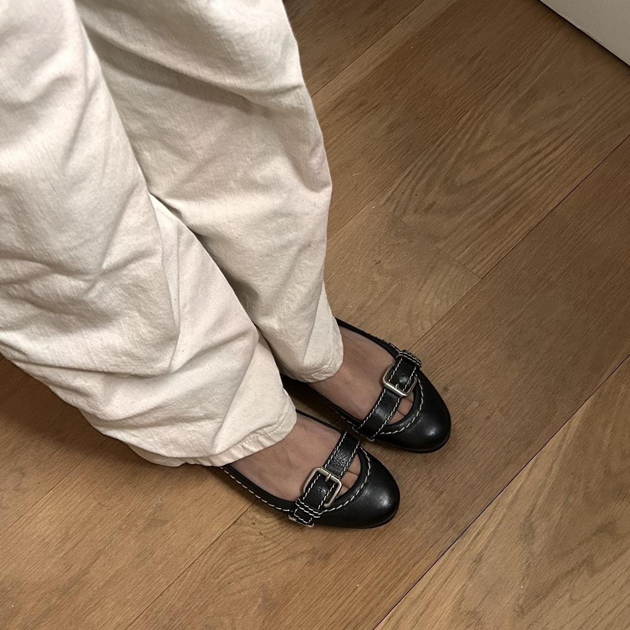 Chloe Buckle Ballet Flats ♣️ Resoled with a vibram... - Depop