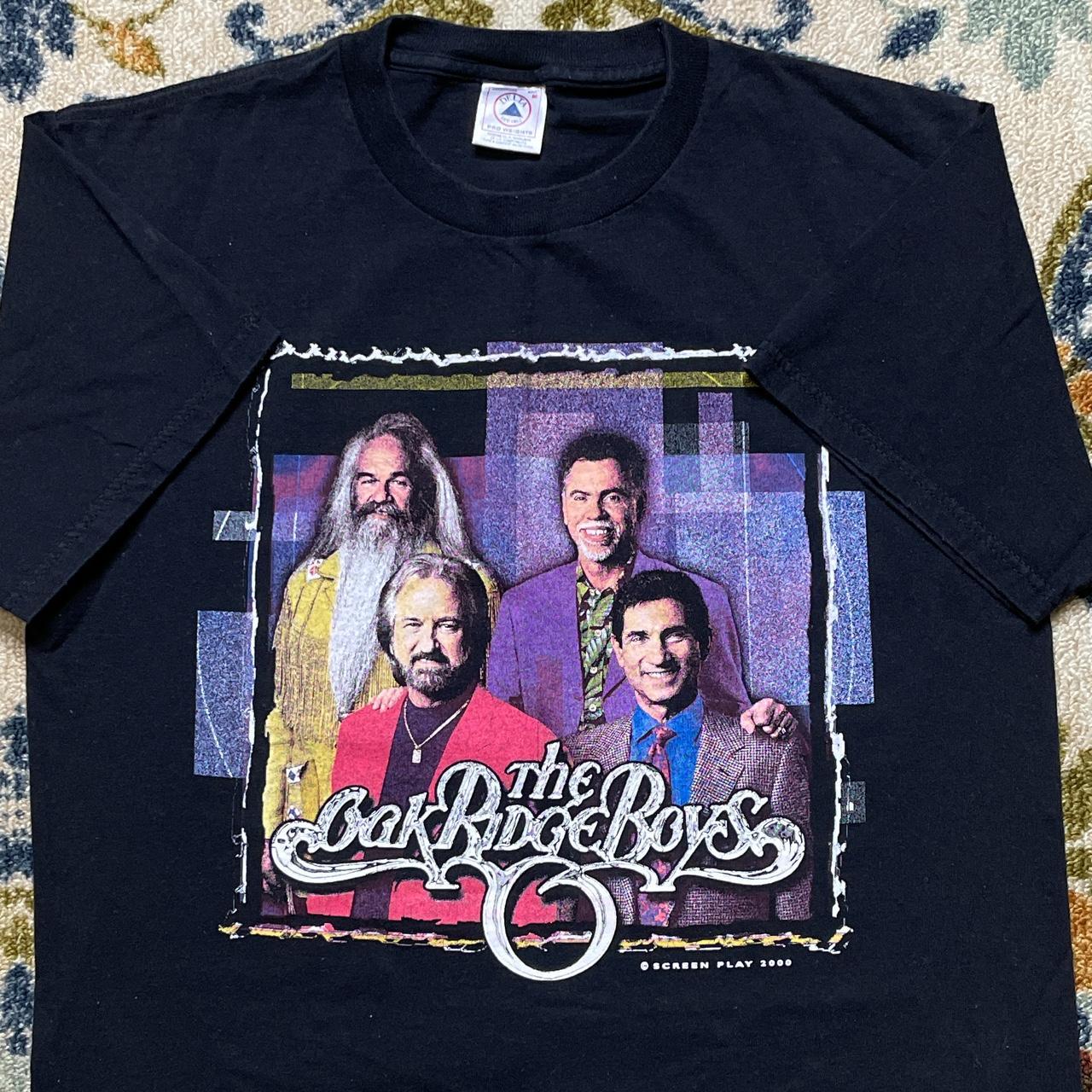 VTG The Oak Ridge Boys Voices 2000 Black Graphic... - Depop