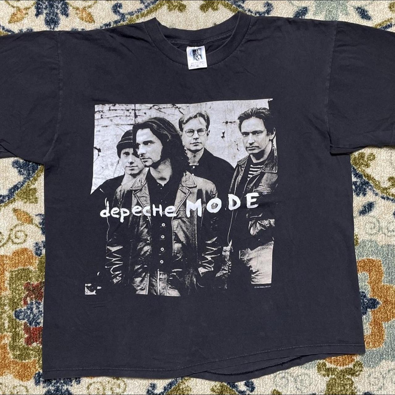 Vintage 1993 Depeche Mode Faith Devotional Tour Band... - Depop
