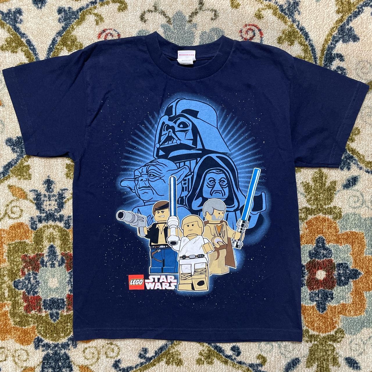 Lego Star Wars Navy Graphic T Shirt Sz S 2008... - Depop