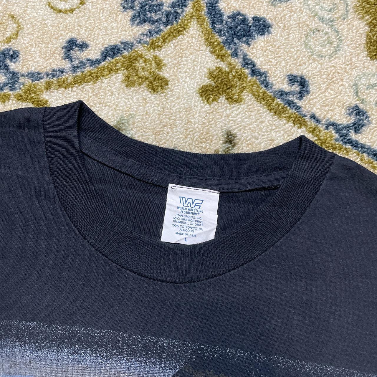 Vintage WWF Diesel Big Daddy Cool Black Double Sided... - Depop