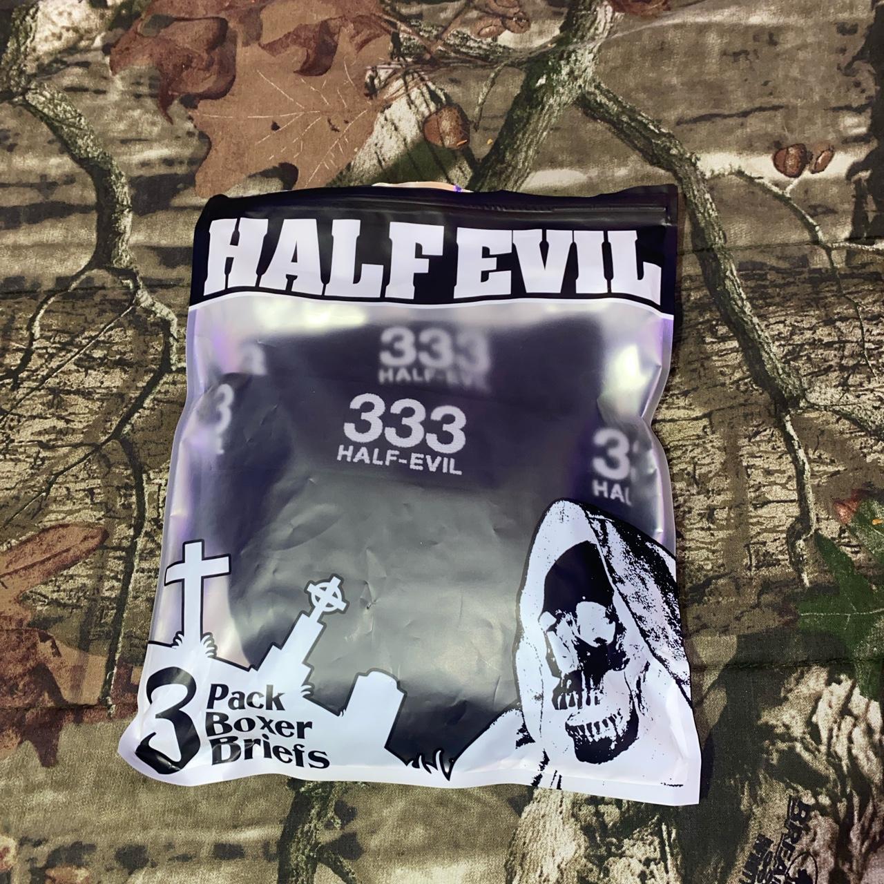 2 pack Half-Evil Boxer Briefs only brings 2 undies... - Depop