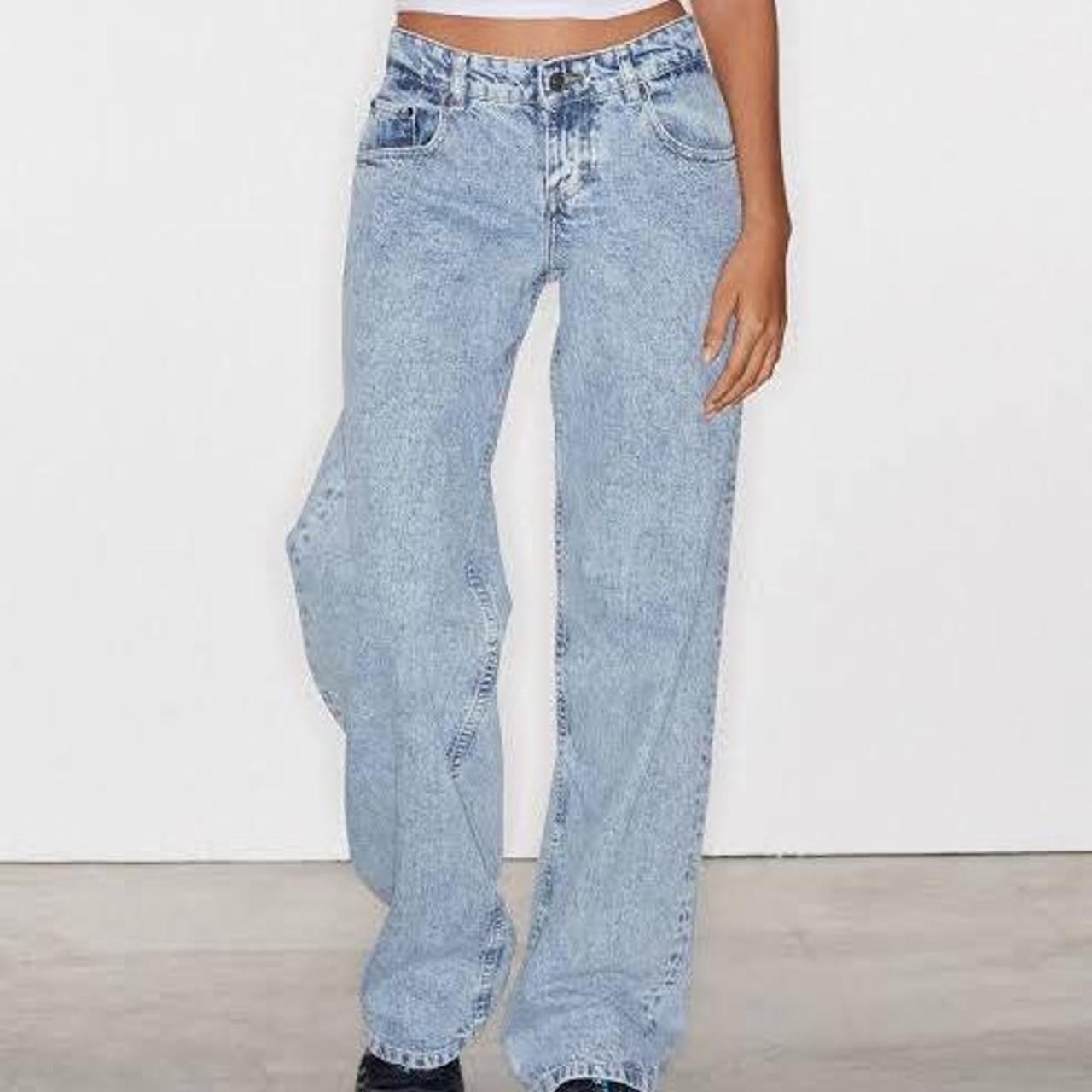 Motel rocks parallel jean in light wash mid... - Depop