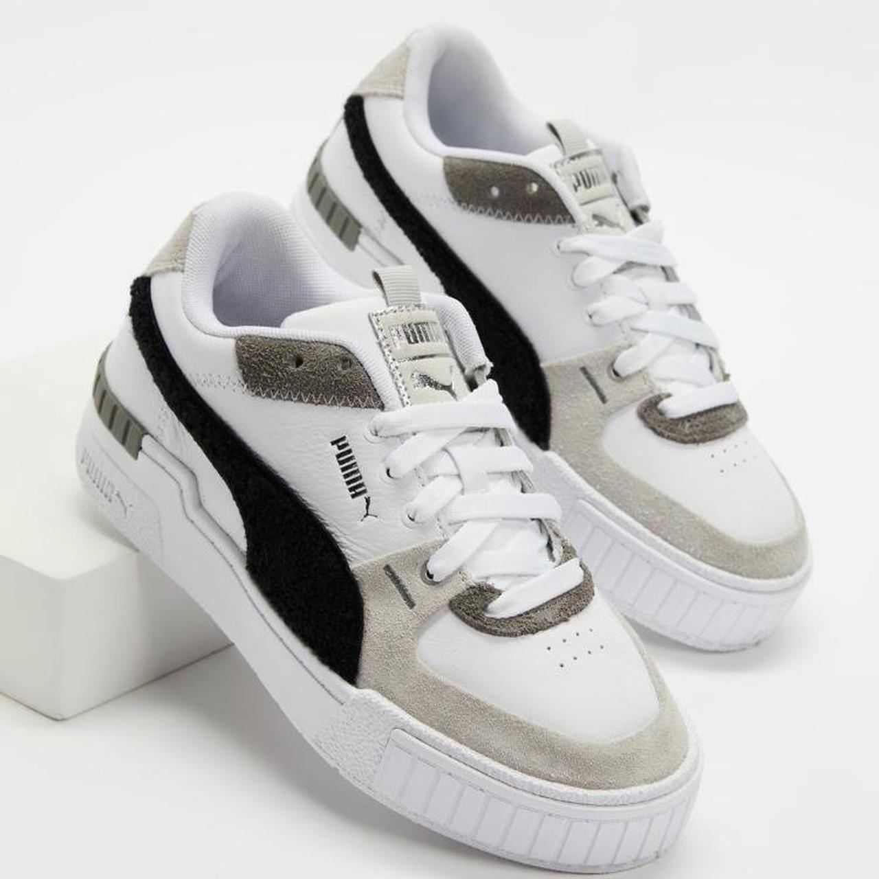 Puma Cali Sports Sneakers Grey, White and... - Depop