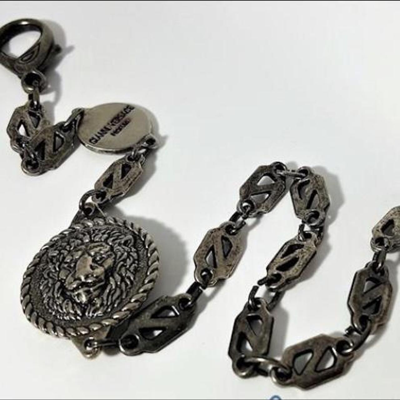 Gianni Versace Profumi Lion Head Wallet Key... - Depop