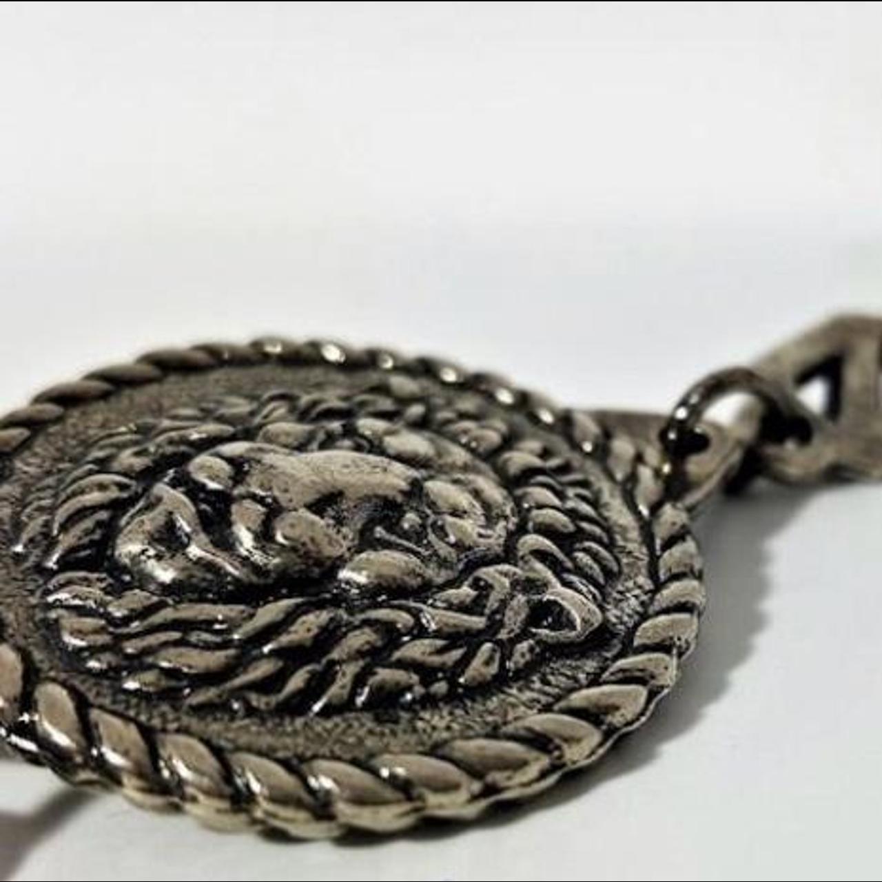 Gianni Versace Profumi Lion Head Wallet Key... - Depop