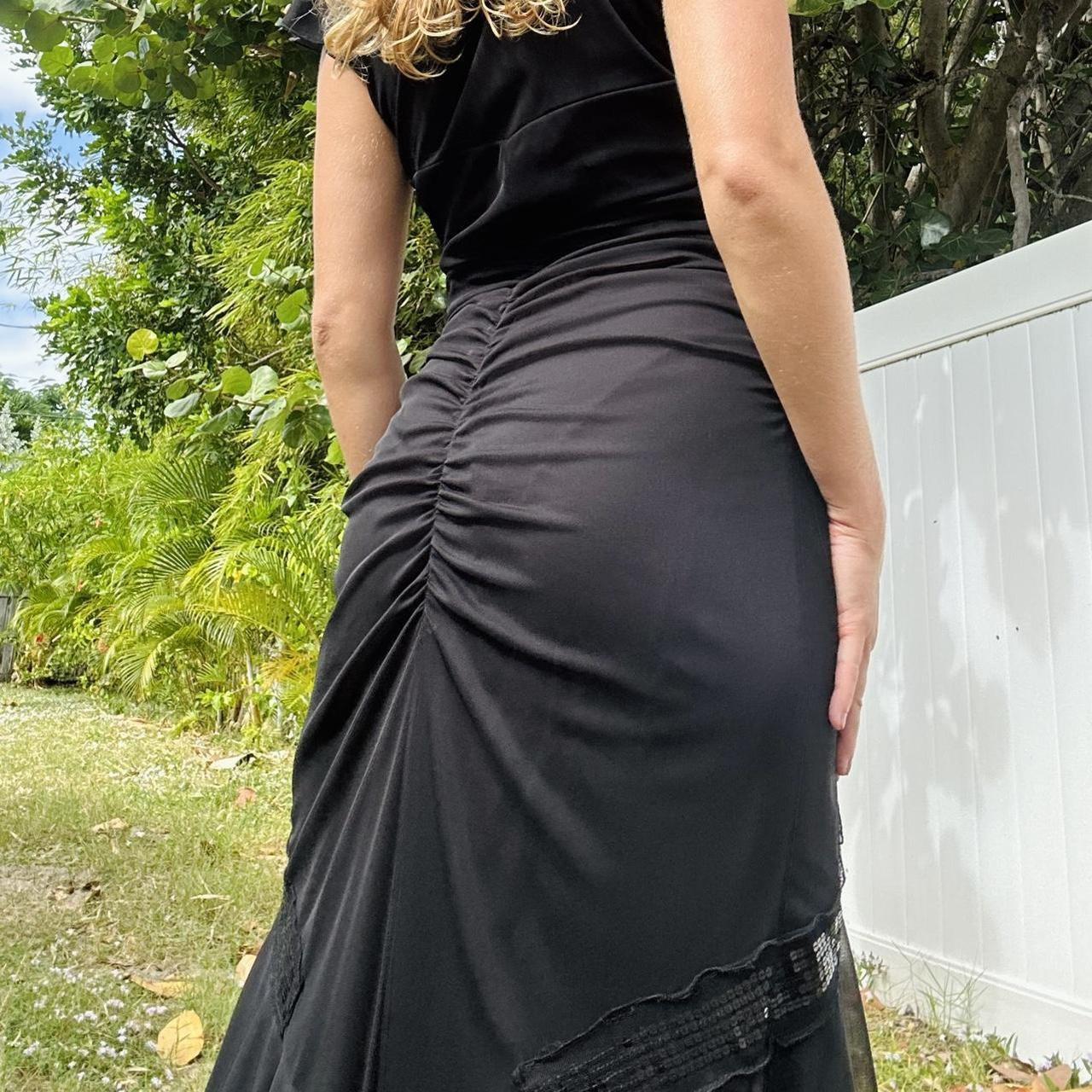 90s black Ruby Rox goth mesh dress The perfect... - Depop