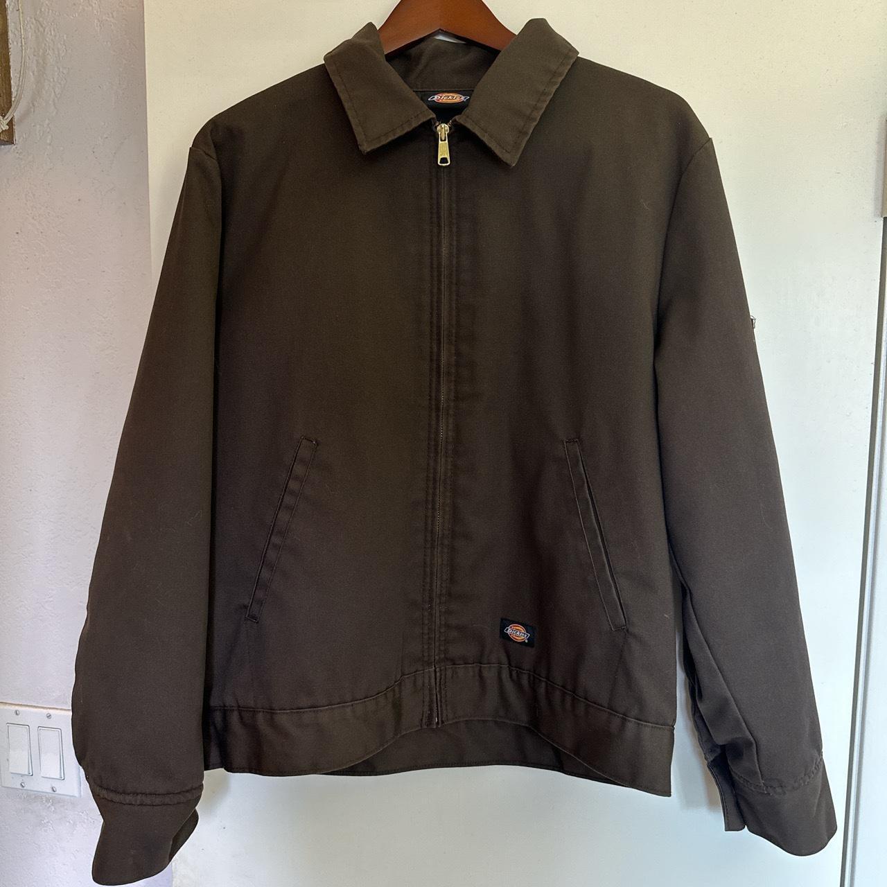 Brown Dickies insulated work jacket Size:... - Depop
