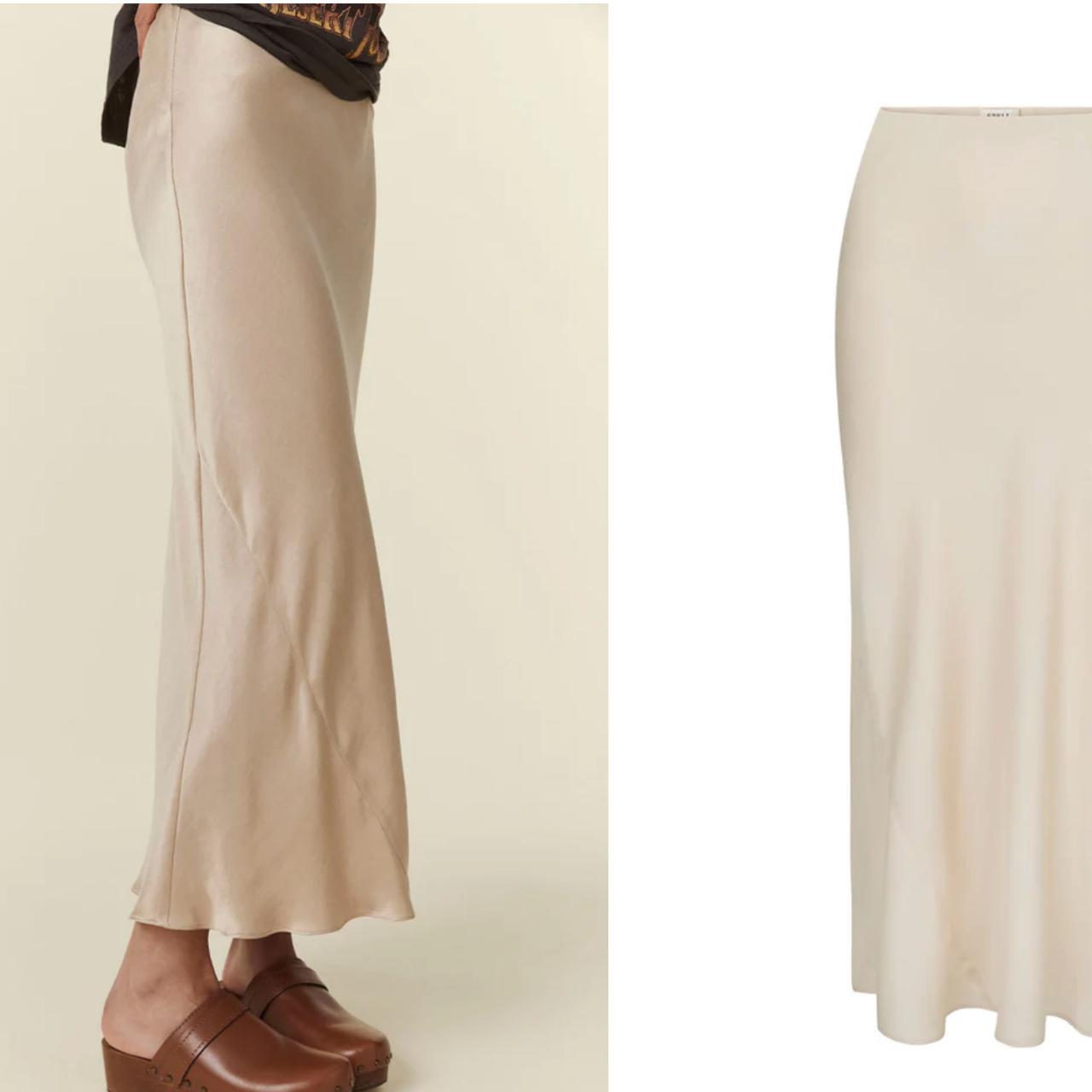 Spell SAINT LUCIA BIAS SKIRT Sand Size L Worn -... - Depop