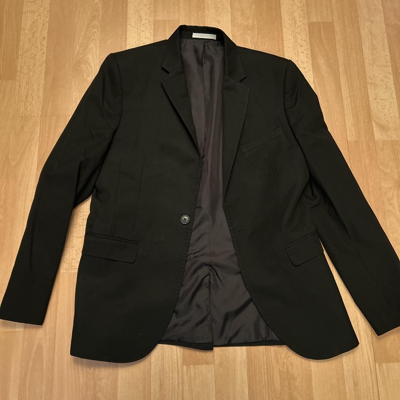 Black 36 Regular Moss Bros Suit Jacket - Depop
