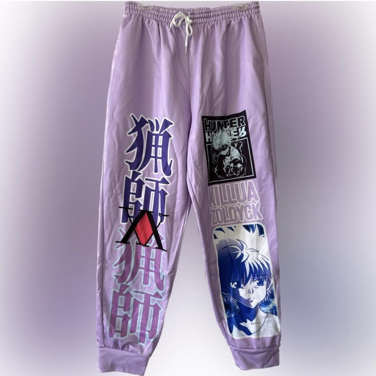 Killua Zoldyck Hunter x Hunter Purple Anime Ape... - Depop