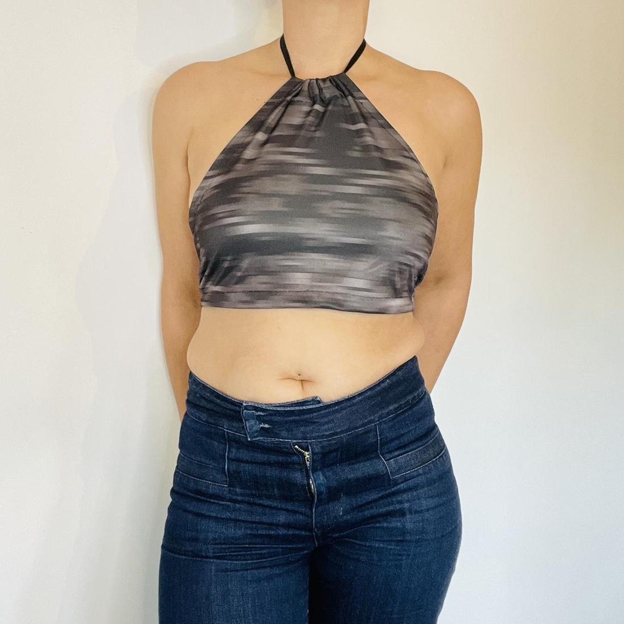 Funky Crop Top Halter Neck Top ️ ABOUT THE ITEM... - Depop