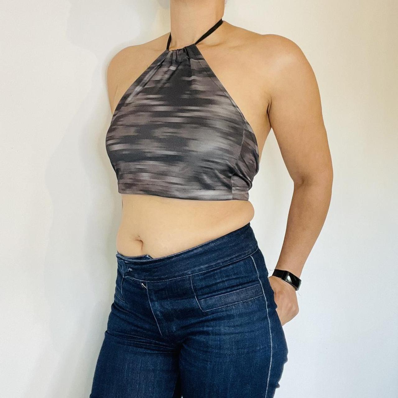 Funky Crop Top Halter Neck Top ️ ABOUT THE ITEM... - Depop