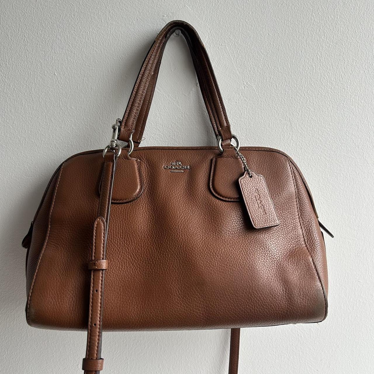Gorgeous warm tan brown coach bag with classic og... - Depop