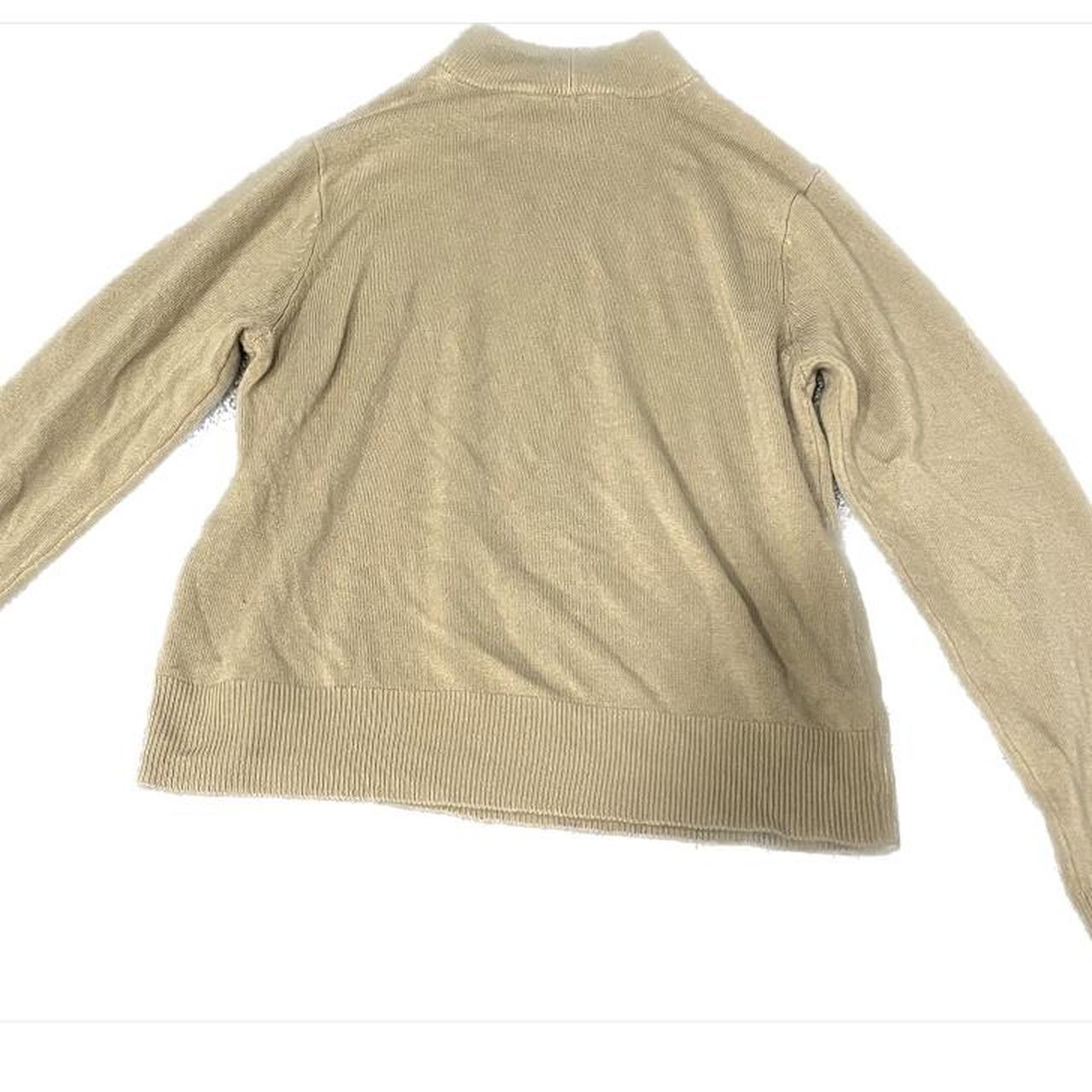 Tan beige blair mock neck sweater. Super soft and... - Depop