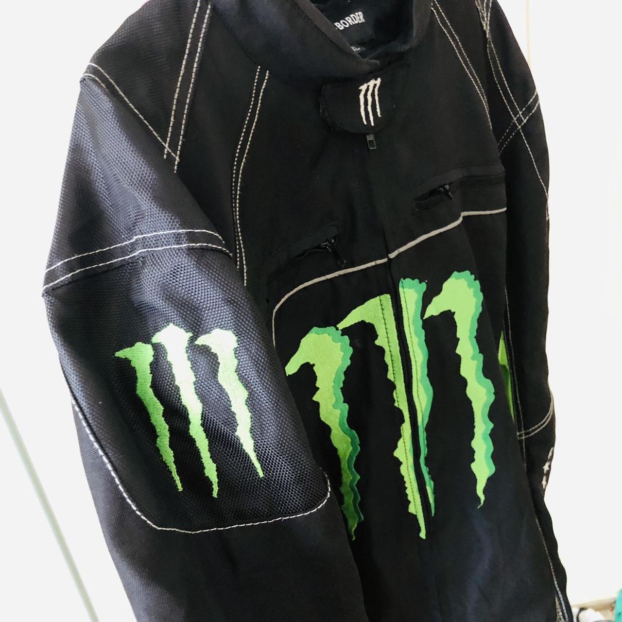 💚monster energy motorcycle jacket 💚 CROSS-BORDER ×... - Depop