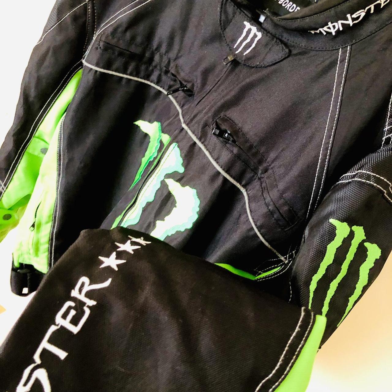 💚monster energy motorcycle jacket 💚 CROSS-BORDER ×... - Depop