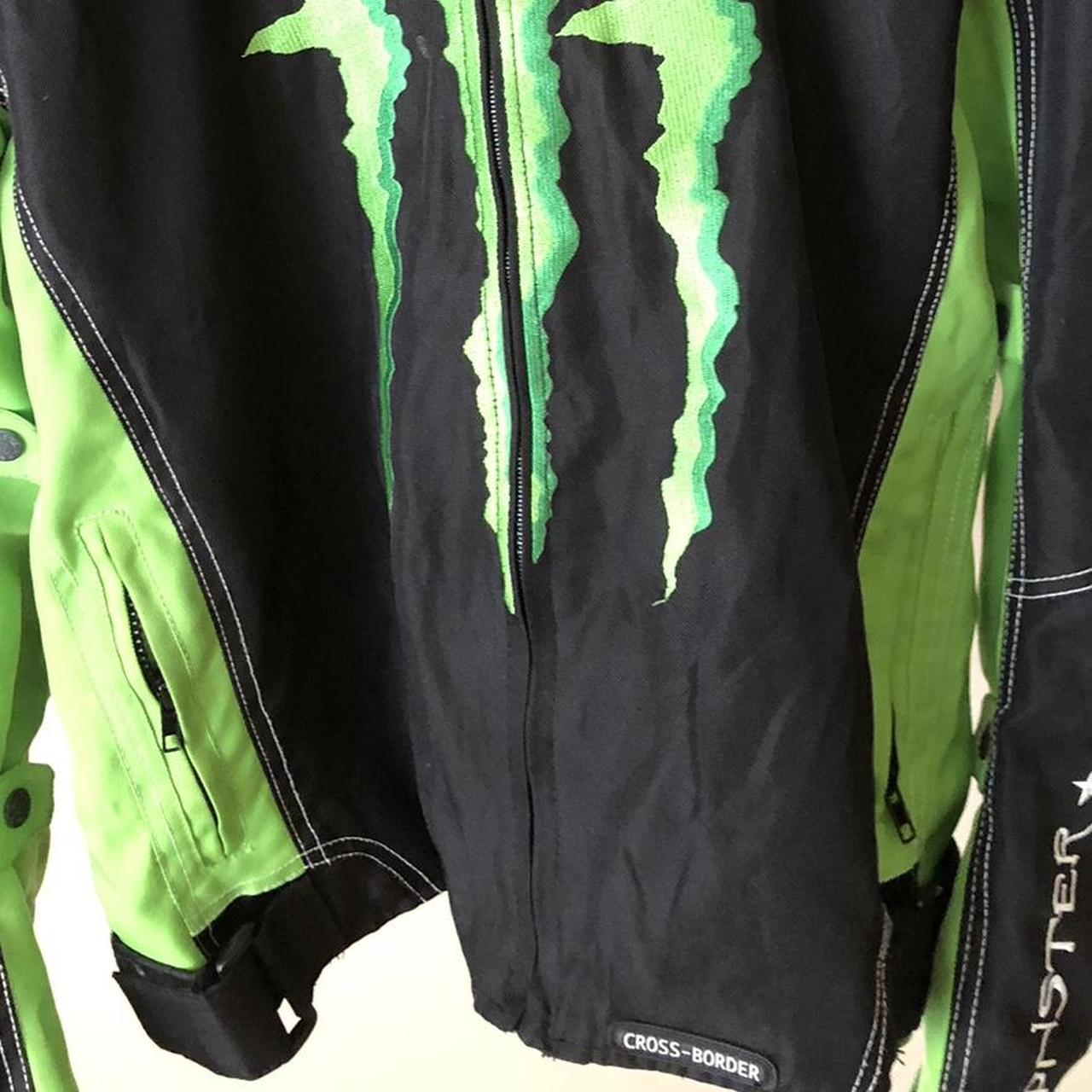 💚monster energy motorcycle jacket 💚 CROSS-BORDER ×... - Depop