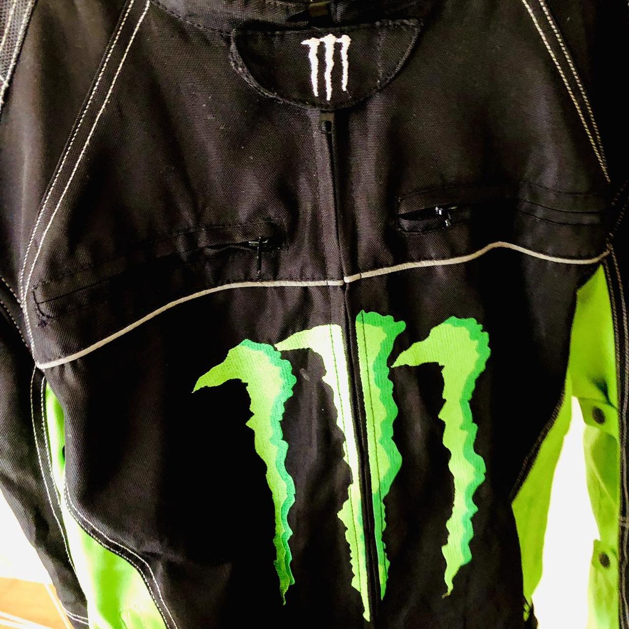 💚monster energy motorcycle jacket 💚 CROSS-BORDER ×... - Depop