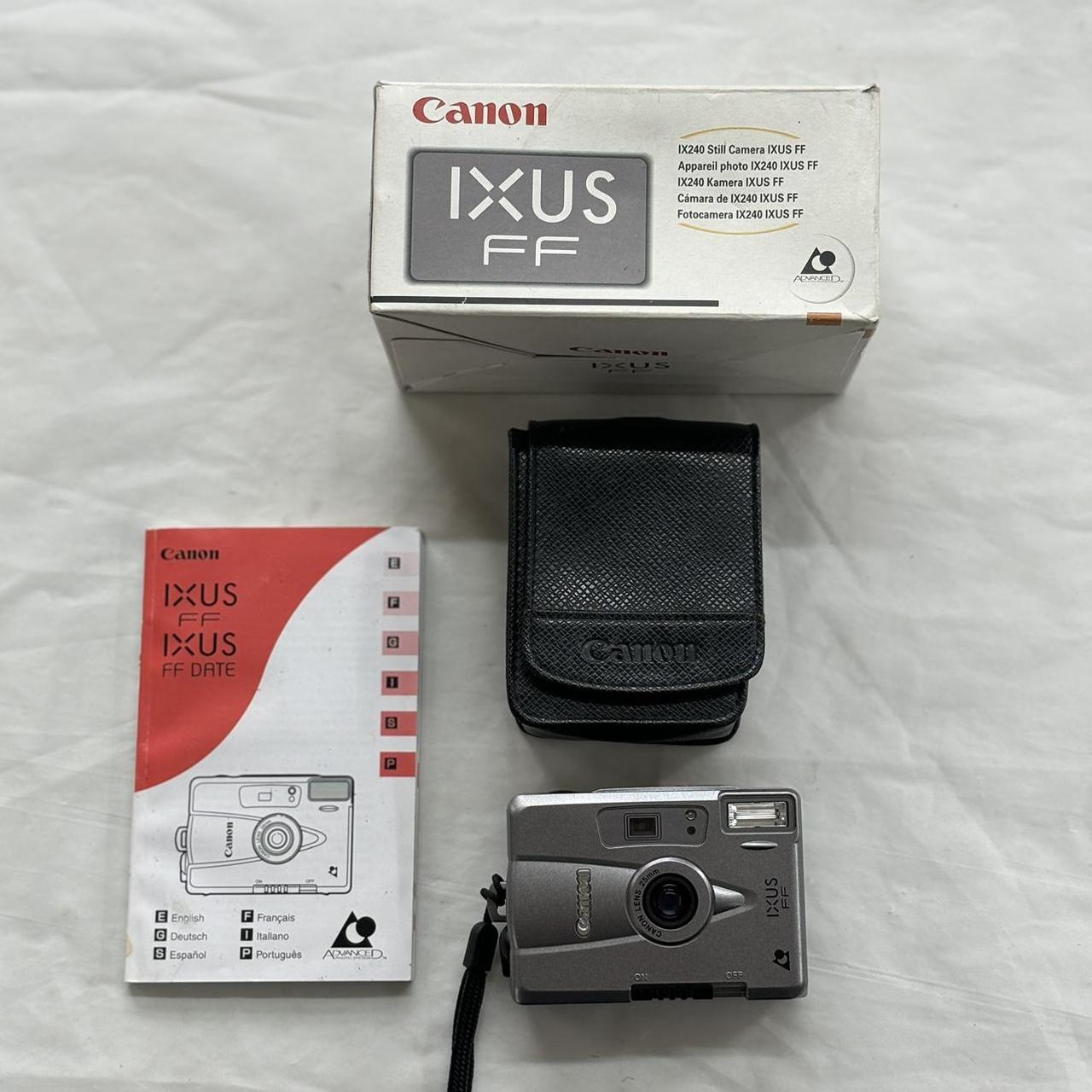 Canon IXUS FF APS Point And Shoot Film Camera In Box... - Depop