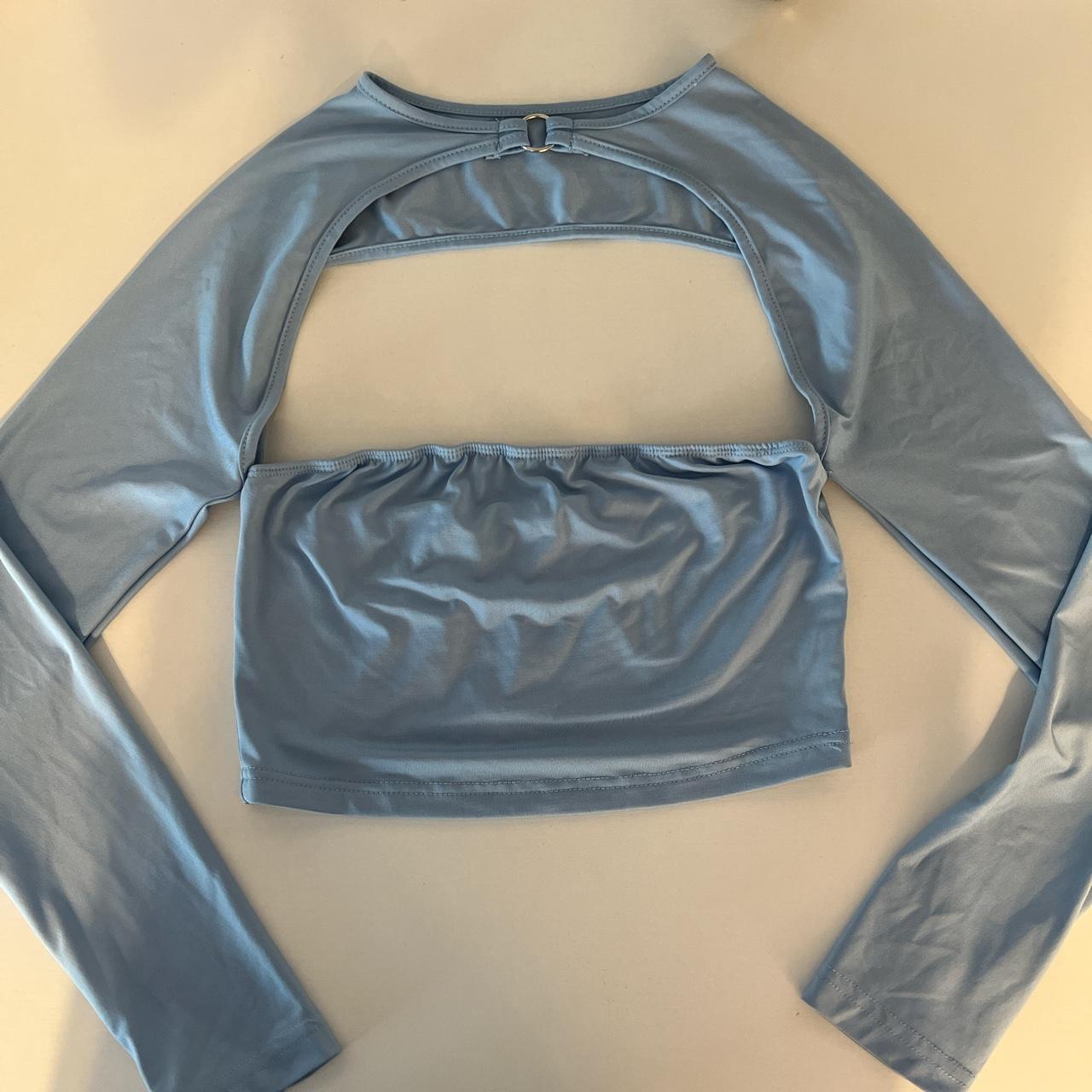 Open chest and open back crop top! - Depop