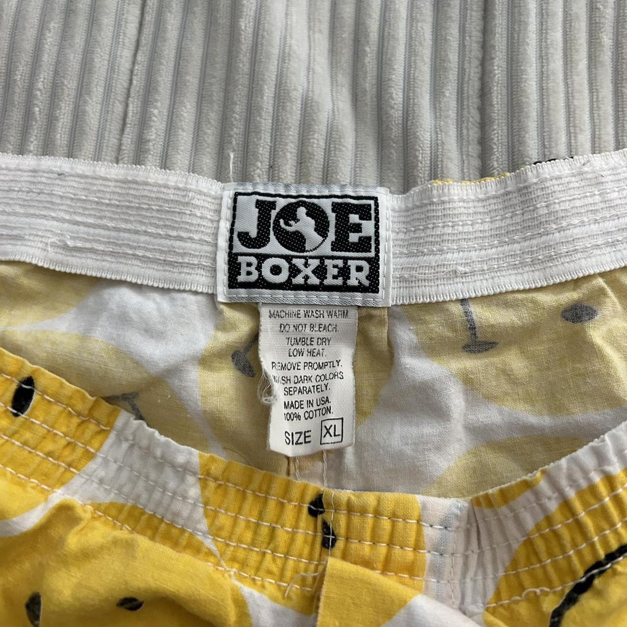100% cotton joe boxer 90s style boxer shorts open... - Depop