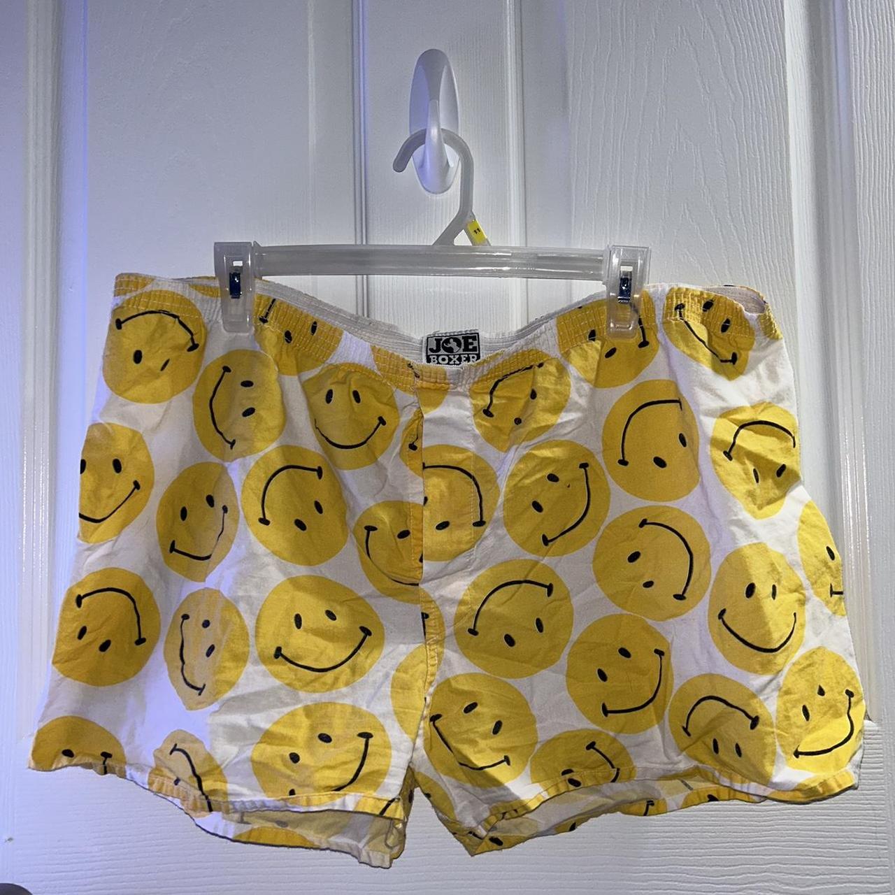 joe boxer smiley face boxer shorts size XL message... - Depop