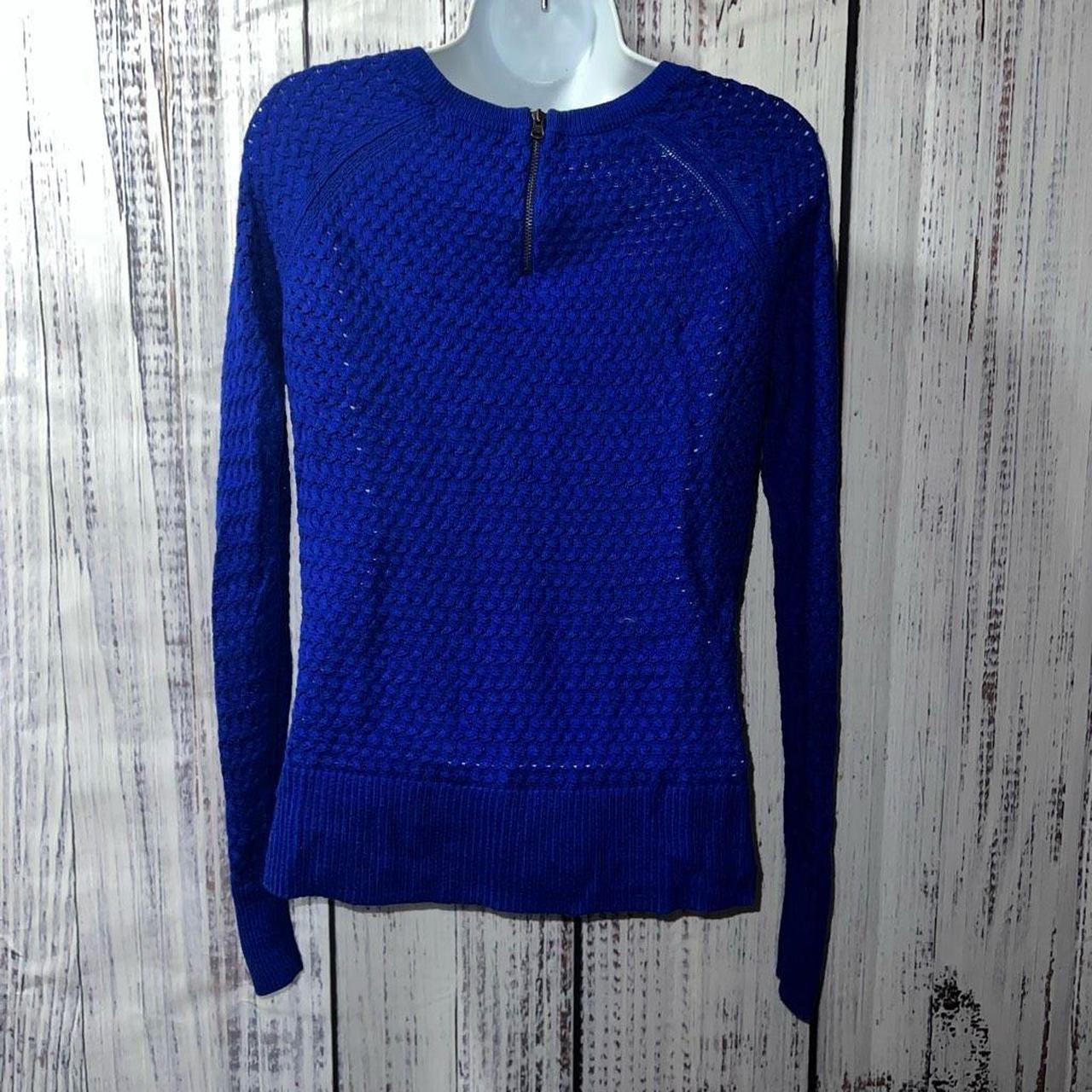 American Eagle Outfitters Womens Blue Jumper Depop
