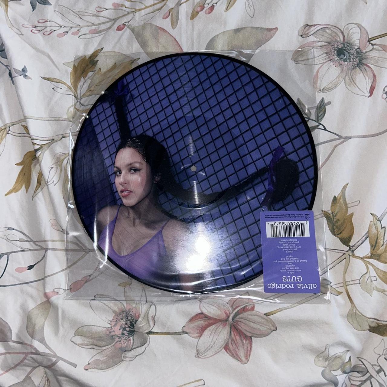 olivia rodrigo GUTS picture disc vinyl. never opened... - Depop