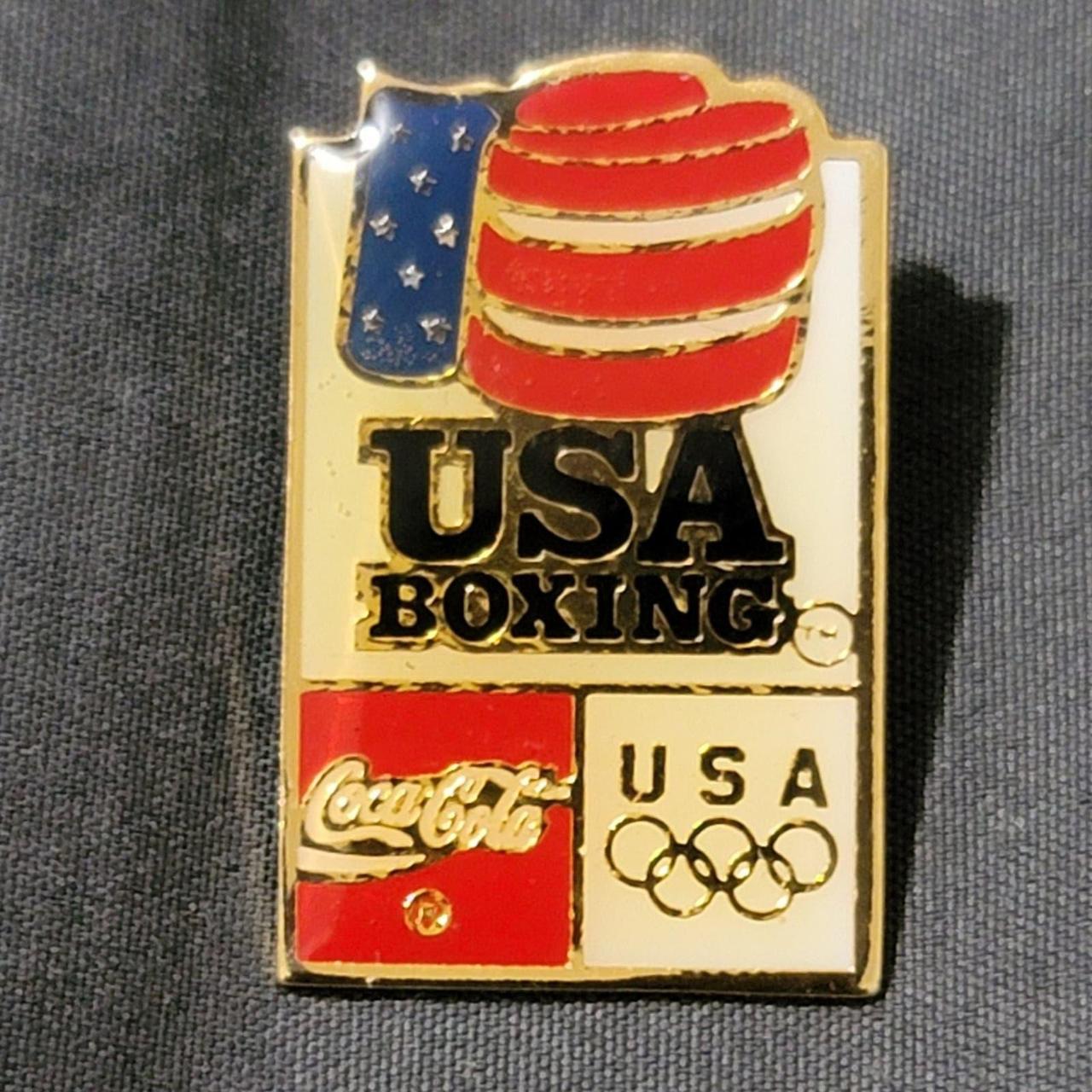 Vtg 1992 Coca-Cola Barcelona Olympics USA Boxing... - Depop