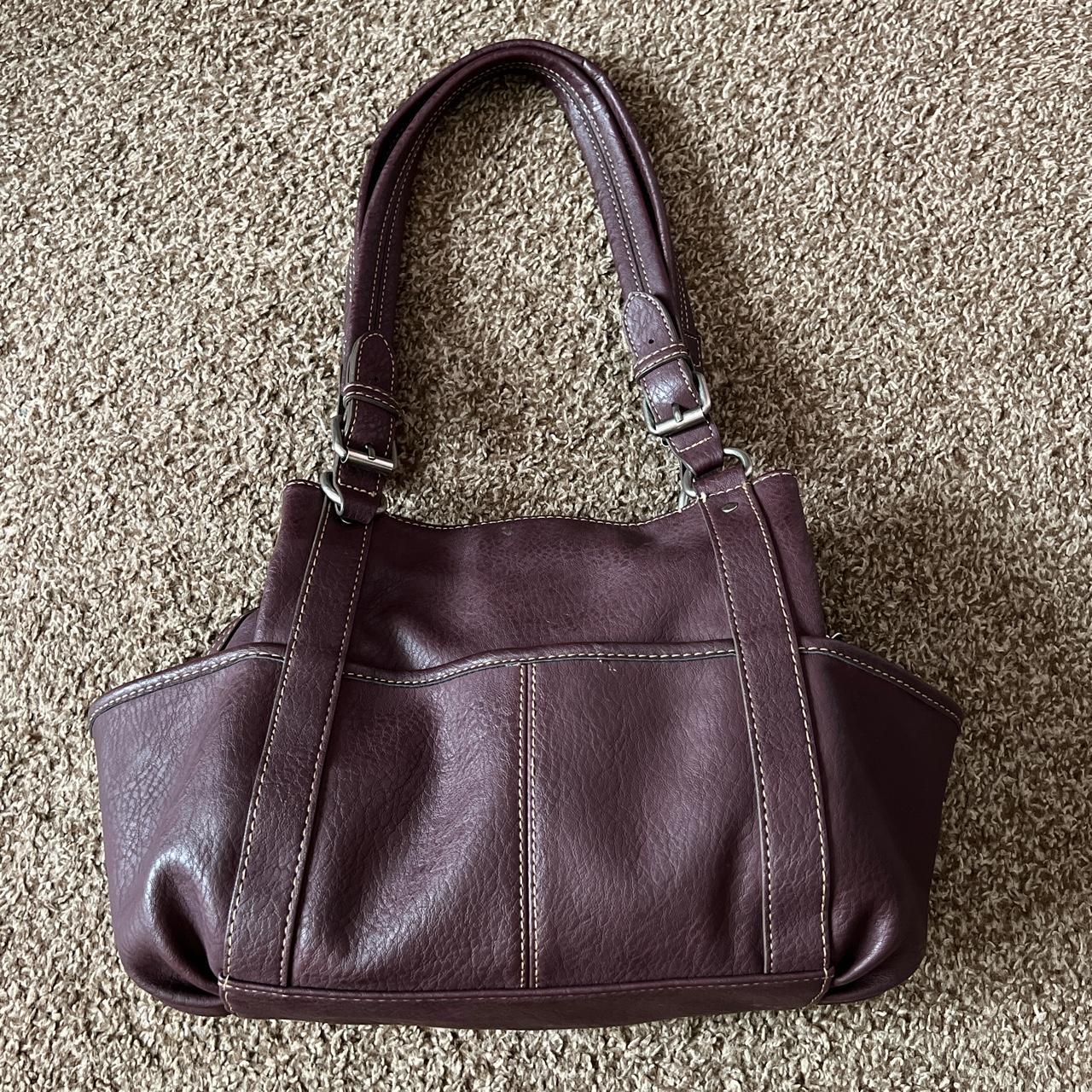Chaps Women's Purple Bag | Depop